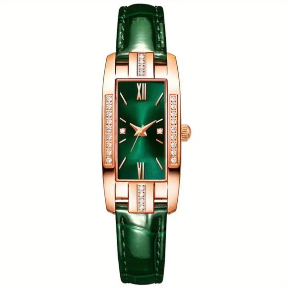 Accessories | Vintage Rectangle Ladies Quartz Watch With Rhinestone ...